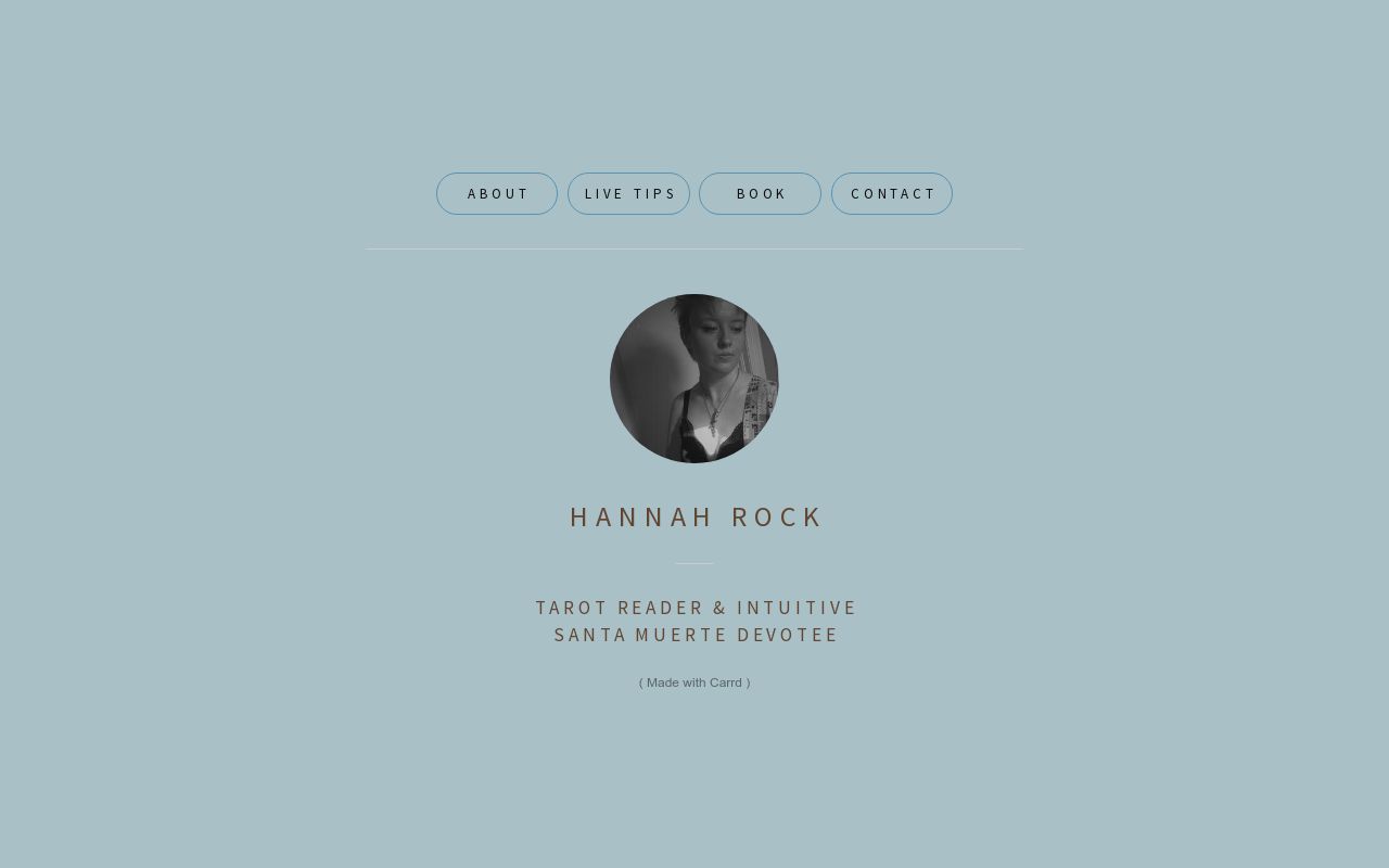 Hannah Rock Tarot